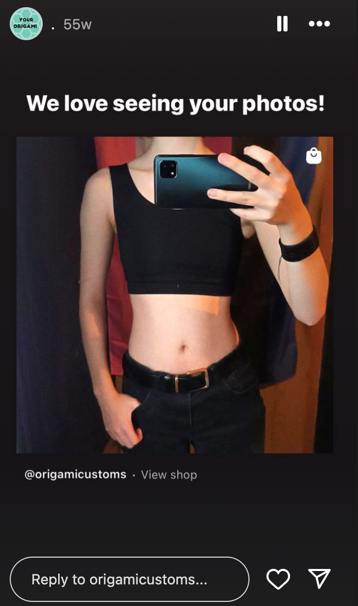 Lycra Bra Chest Binder – Origami Customs